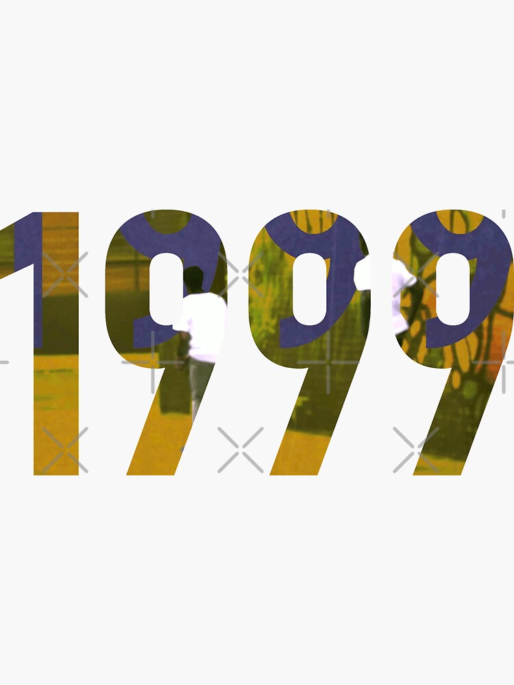 "1999" Sticker for Sale by SilvaDesigns | Redbubble