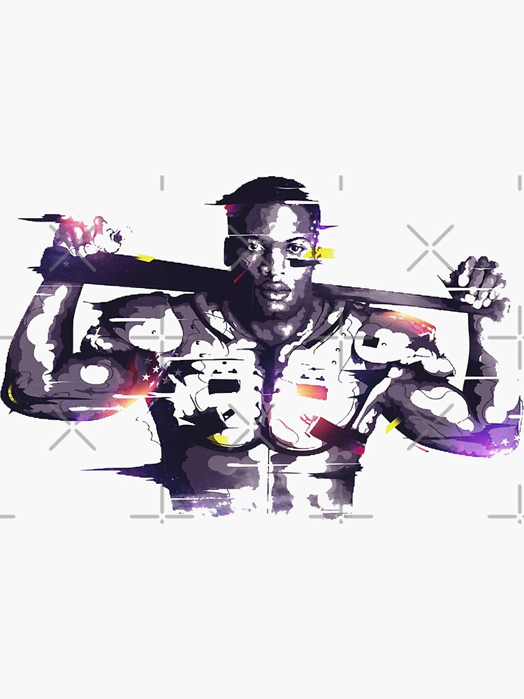 "LIMITED: Bo Jackson Art" Sticker by TheSportsPage | Redbubble
