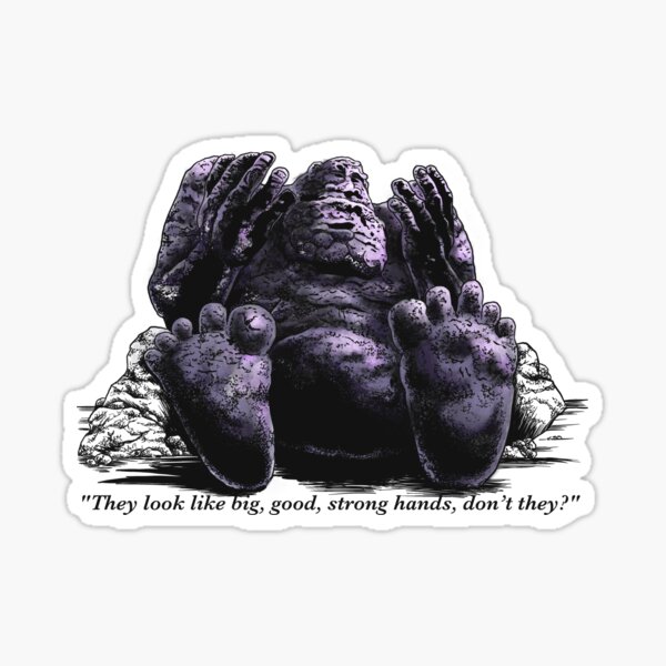 "The Rock Biter from the Never Ending Story" Sticker for Sale by ...