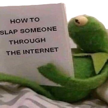 "How to slap someone through the internet " Sticker for Sale by Frikin ...