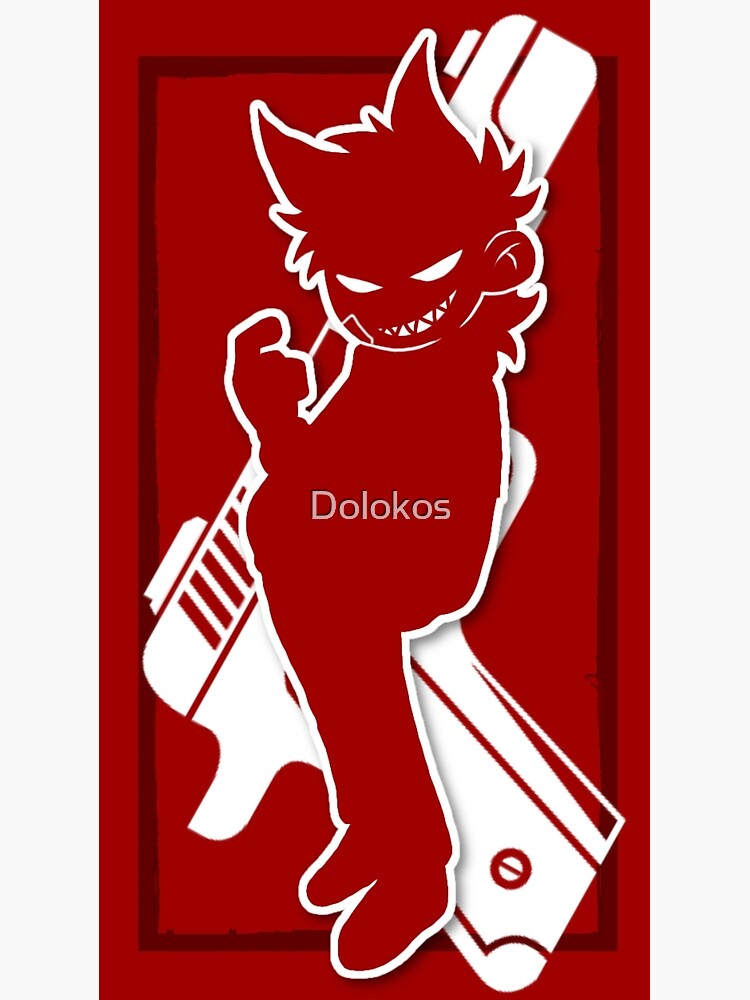 "Eddsworld Tord White gun" Photographic Print for Sale by Dolokos ...