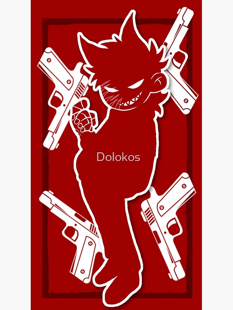 "Eddsworld Tord White guns 2" Canvas Print for Sale by Dolokos | Redbubble