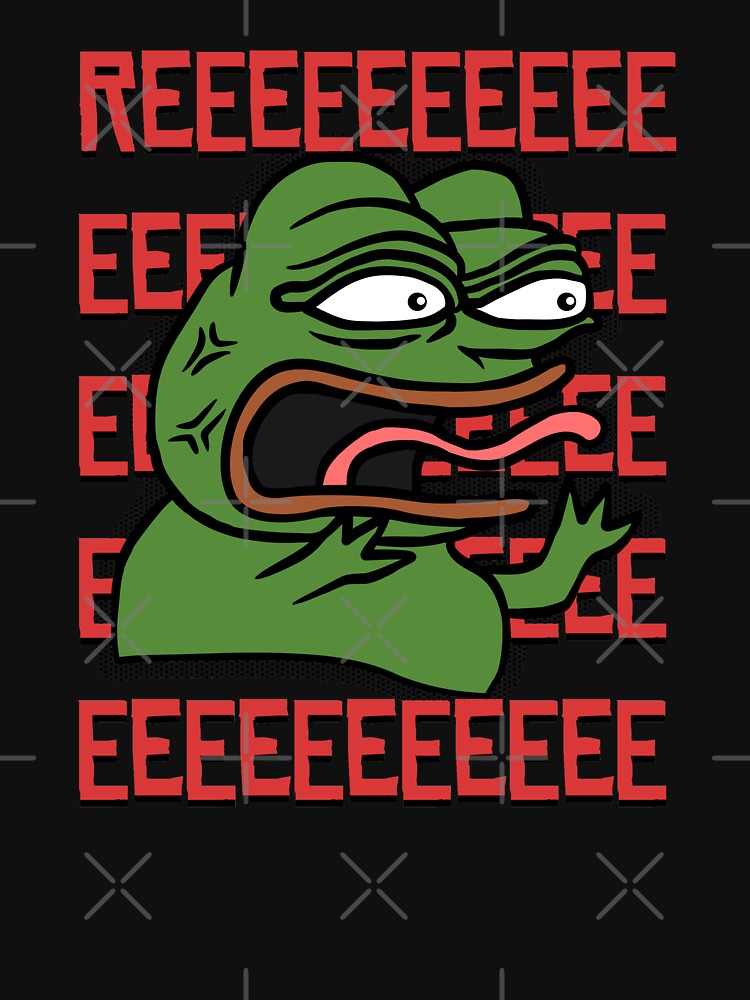 " Pepe The Frog Reeee Rare Dank Memes" Pullover Hoodie for Sale by ...