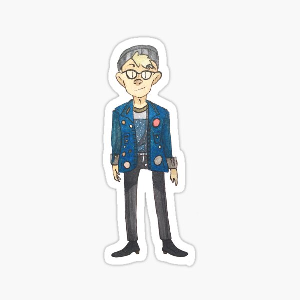 "Self portrait" Sticker by DarwinDoggy | Redbubble