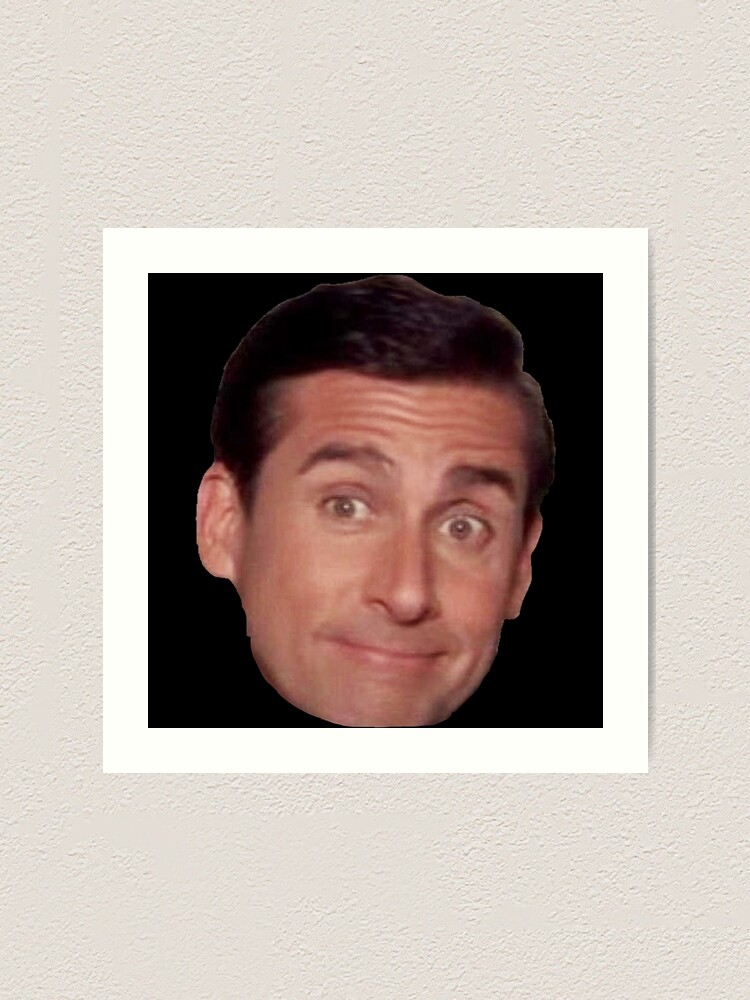 "michael scott the office smile" Art Print for Sale by calamity02 ...