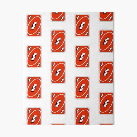 "Red UNO Reverse Card" Art Board Print for Sale by mezziee | Redbubble