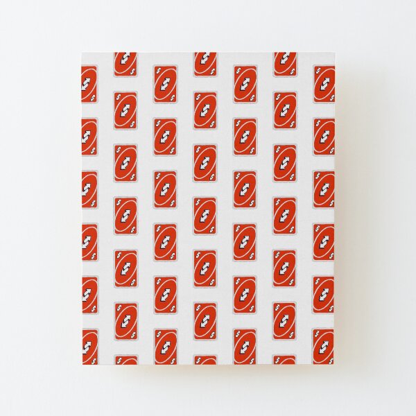 "Red UNO Reverse Card" Mounted Print for Sale by mezziee | Redbubble