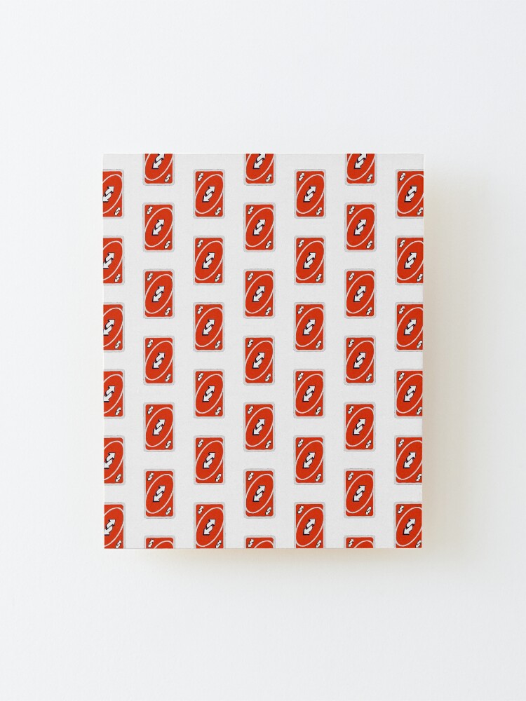 "Red UNO Reverse Card" Mounted Print for Sale by mezziee | Redbubble