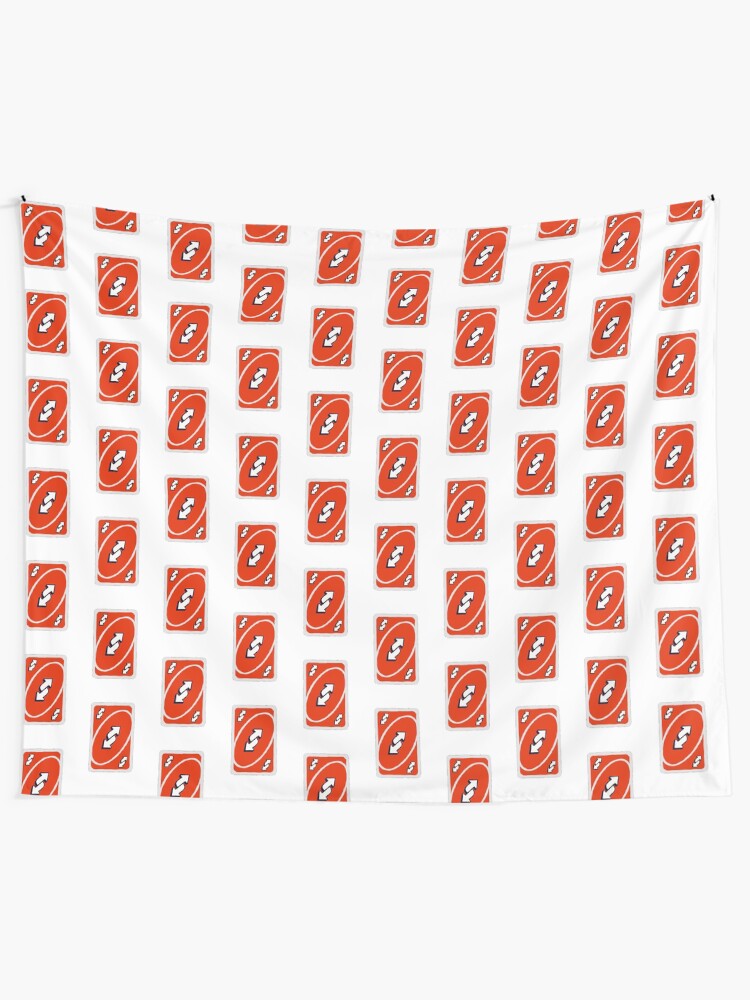 "Red UNO Reverse Card" Tapestry for Sale by mezziee | Redbubble