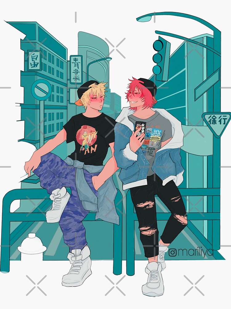 "krbk - Fashion" Sticker for Sale by Mari-Firefly | Redbubble