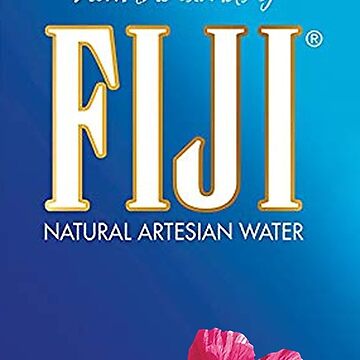 "Fiji Water" Sticker for Sale by bluepapercup | Redbubble