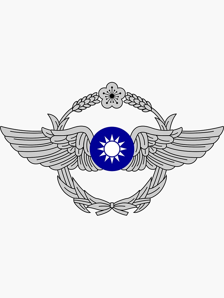 "Republic of China Air Force - 中華民國空軍 - ROCAF - Taiwan" Sticker for ...