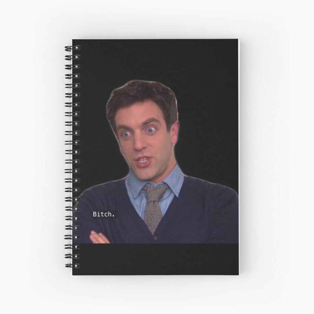 "the office ryan howard bitch" Spiral Notebook by calamity02 | Redbubble