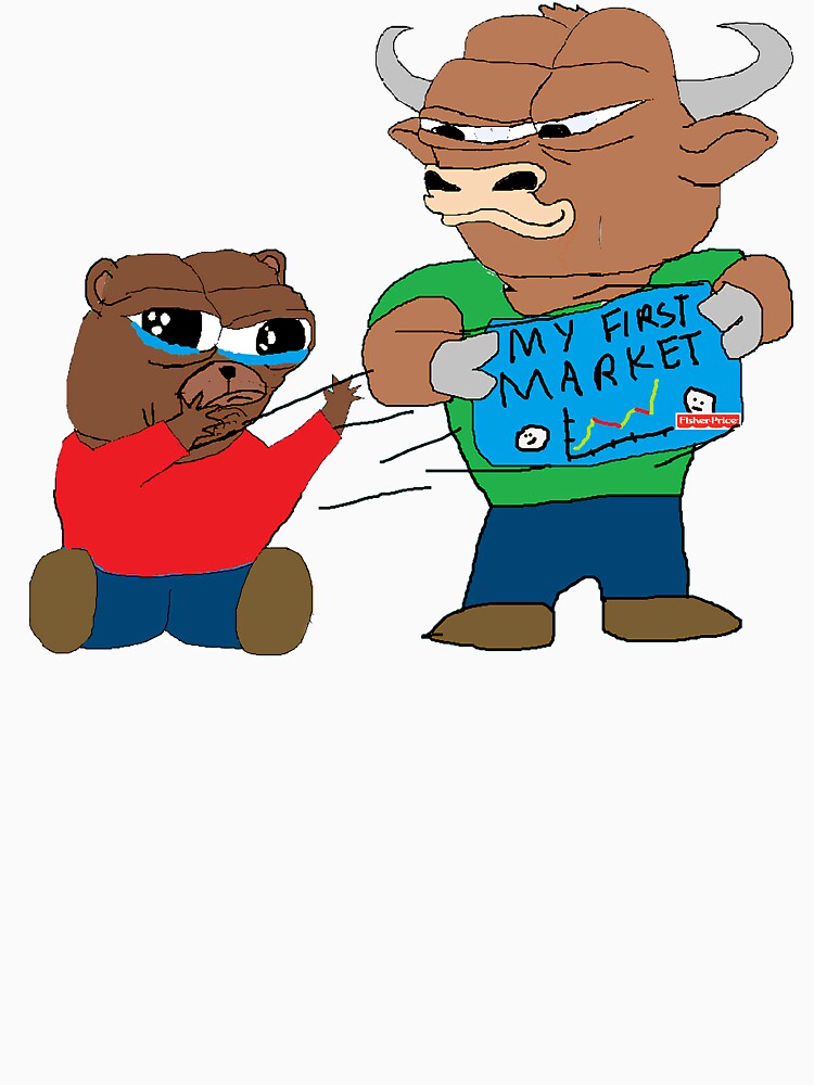 "Pepe Bear and Bull Market Meme" T-shirt for Sale by colossalbreaker ...