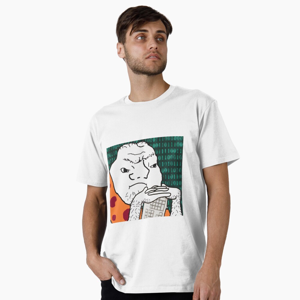 "Programmer Grug" Sticker for Sale by colossalbreaker | Redbubble