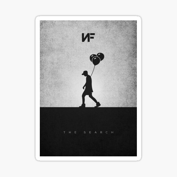 "NF and His Burdens v2" Sticker for Sale by MeekaMeelHere | Redbubble