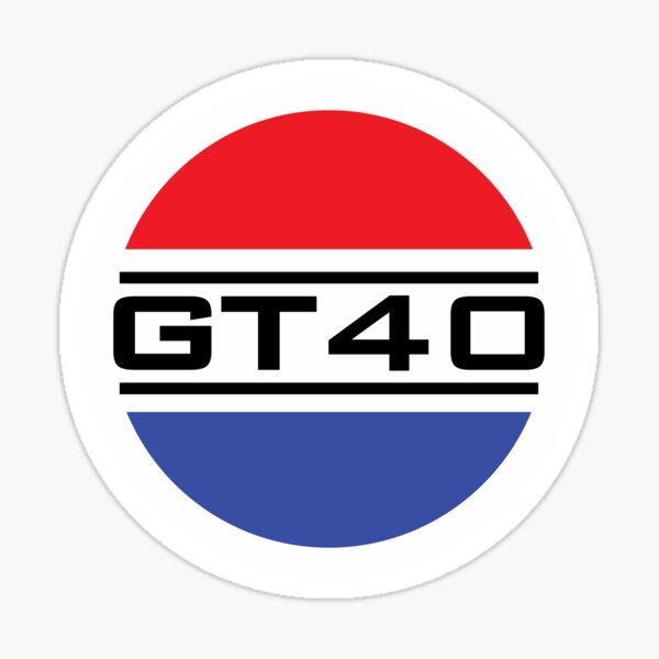Ford Gt40 Stickers | Redbubble