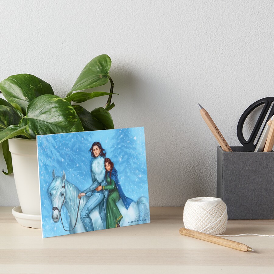 "Morozko & Vasya" Art Board Print by allexmih | Redbubble