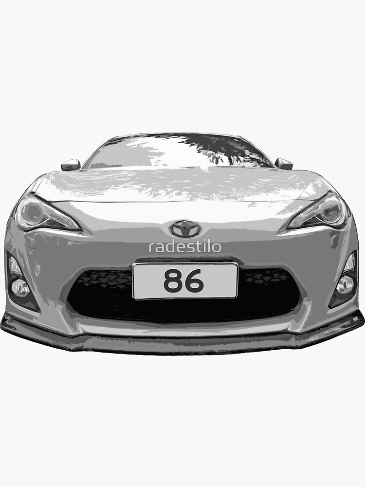 "Toyota 86" Sticker by radestilo | Redbubble