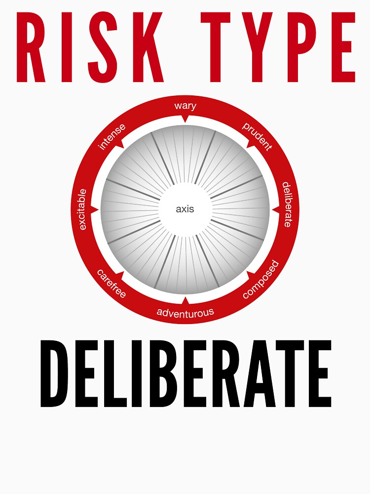 "Risk Type Compass Deliberate T Shirt" T-shirt by PCLrisktype ...