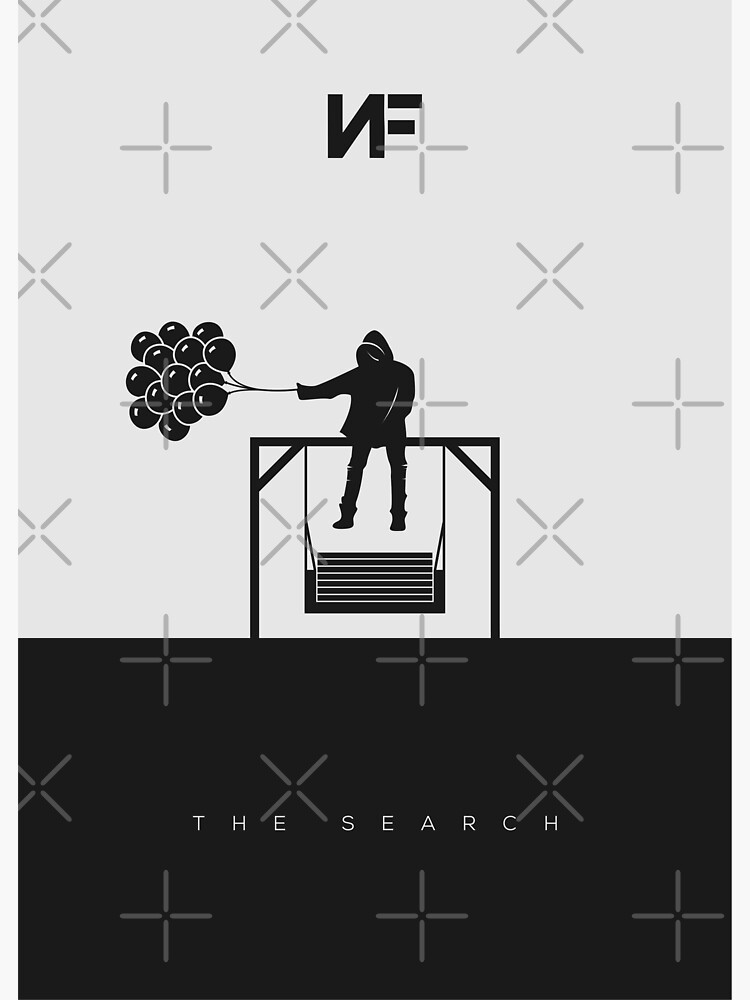 "NF Holding His Balloons" Poster for Sale by MeekaMeelHere | Redbubble