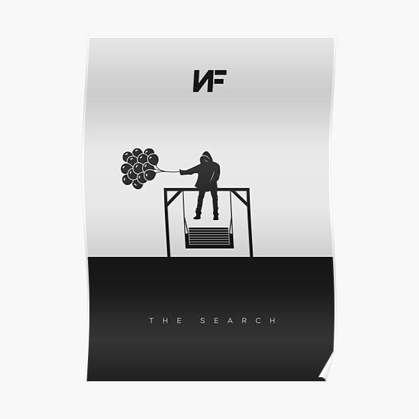 "NF Holding His Balloons" Poster for Sale by MeekaMeelHere | Redbubble