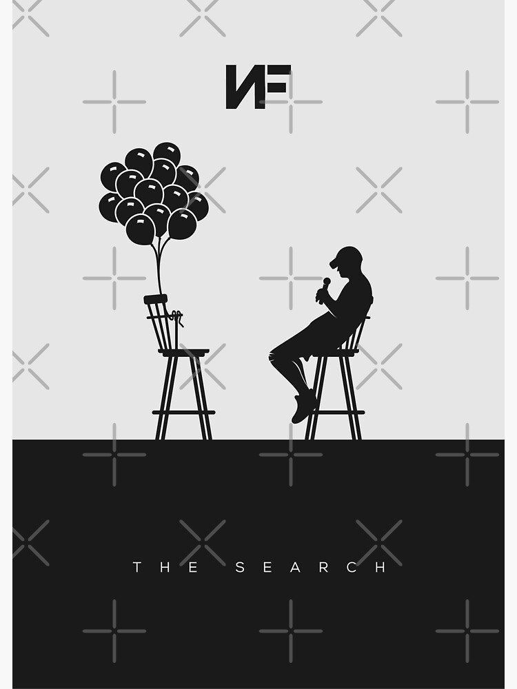 "NF Talking to His Balloons" Poster for Sale by MeekaMeelHere | Redbubble