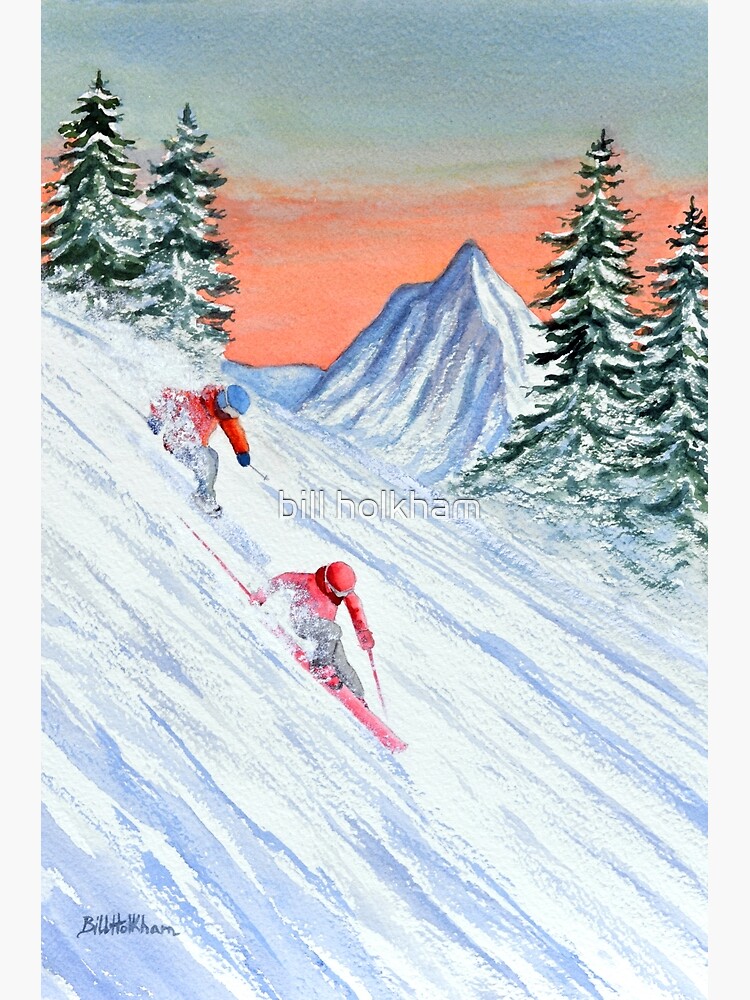 Skiing - She's Leading The Way Premium Matte Vertical Poster sold by Imran Khushal | SKU ...