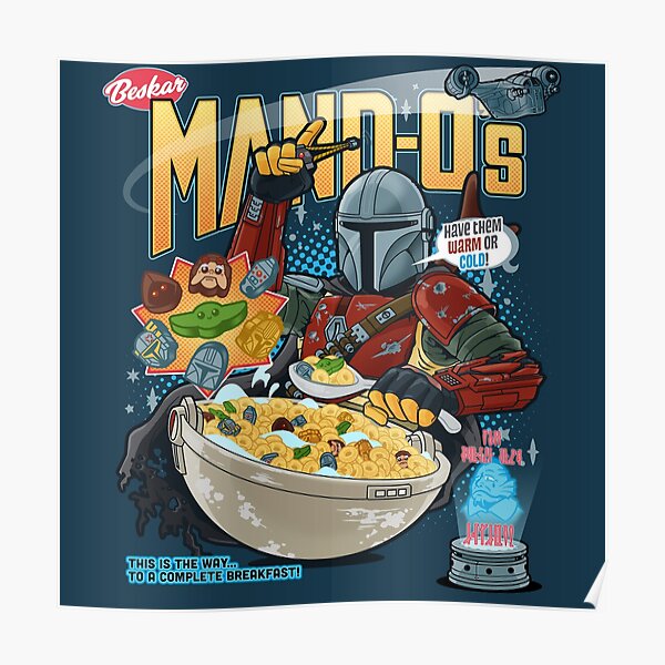 "Mand-O's Cereal" Poster for Sale by harebrained | Redbubble