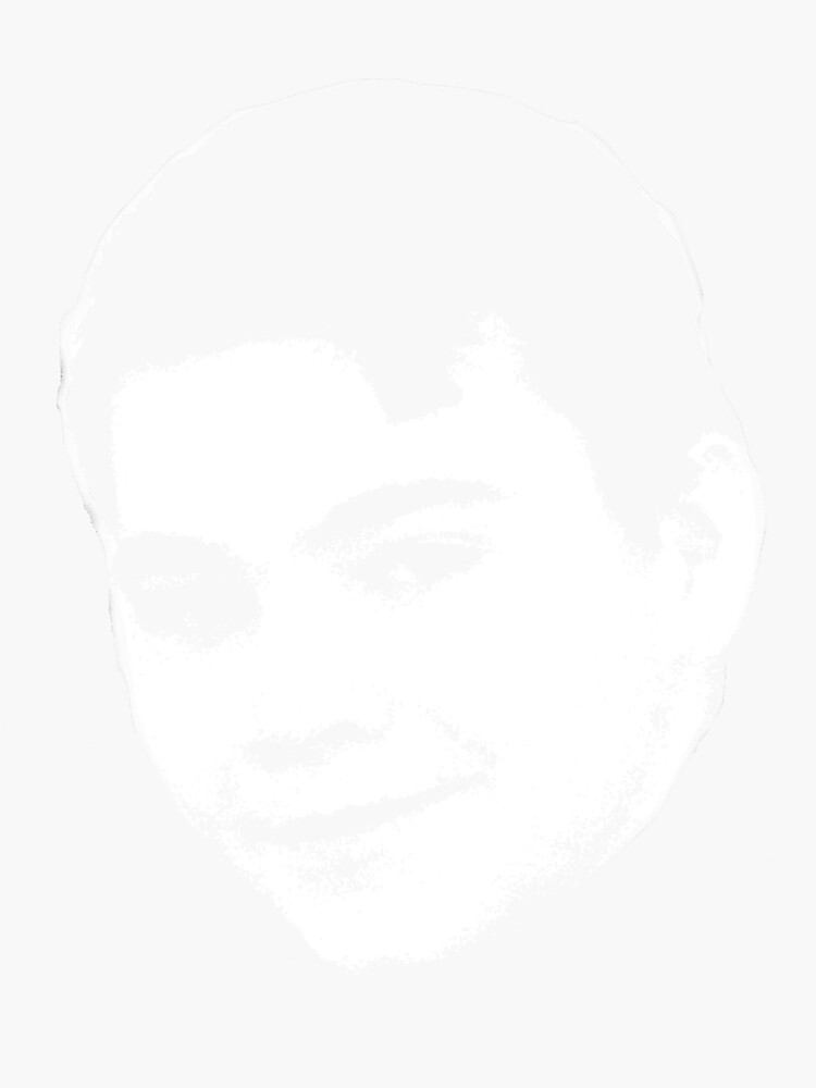 "Ewan's Head (Black)" Sticker for Sale by JackMcgurn | Redbubble