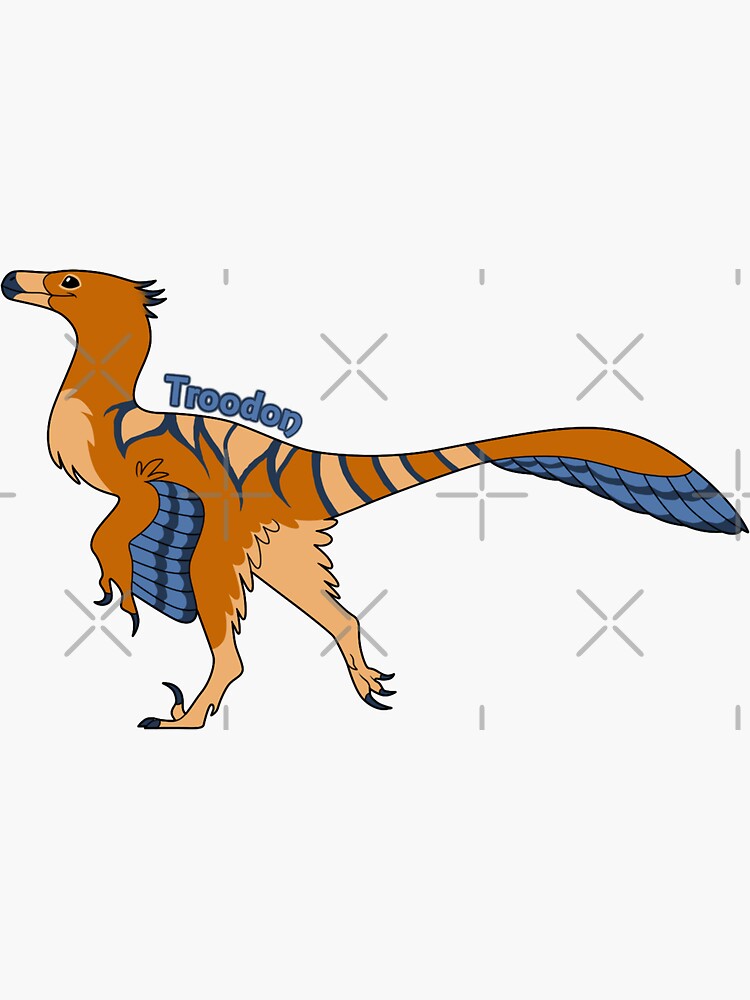 "Troodon" Sticker for Sale by TheGryphon | Redbubble