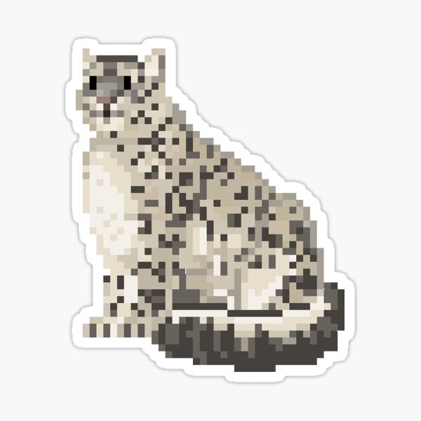 Snow Leopard Stickers | Redbubble