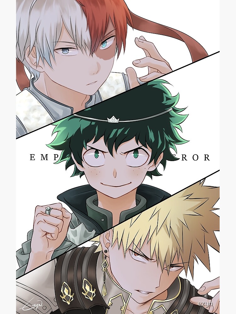 "Emperor BNHA" Poster by ezyn | Redbubble