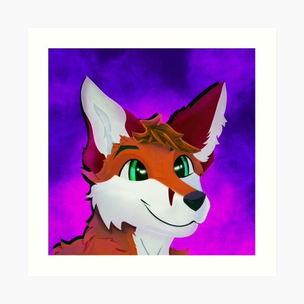 Cute Fox Furry Art Prints | Redbubble