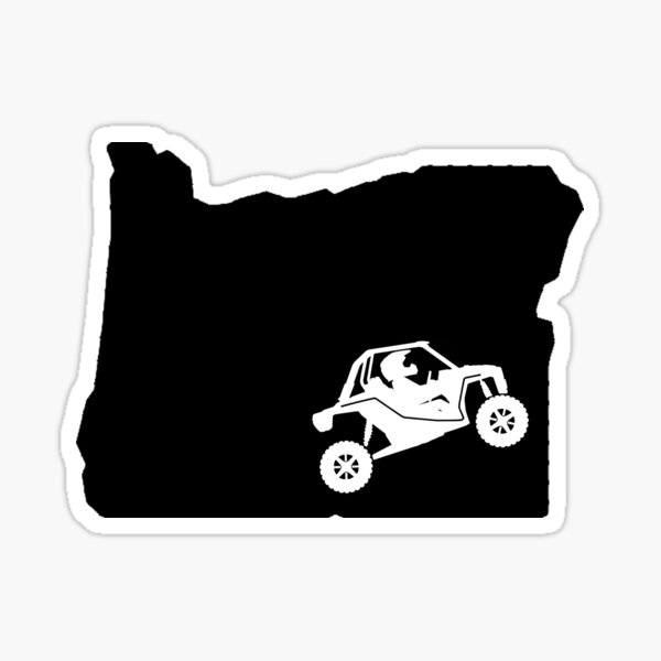 "Oregon RZR SXS Ride Sticker" Sticker for Sale by RZRriders | Redbubble