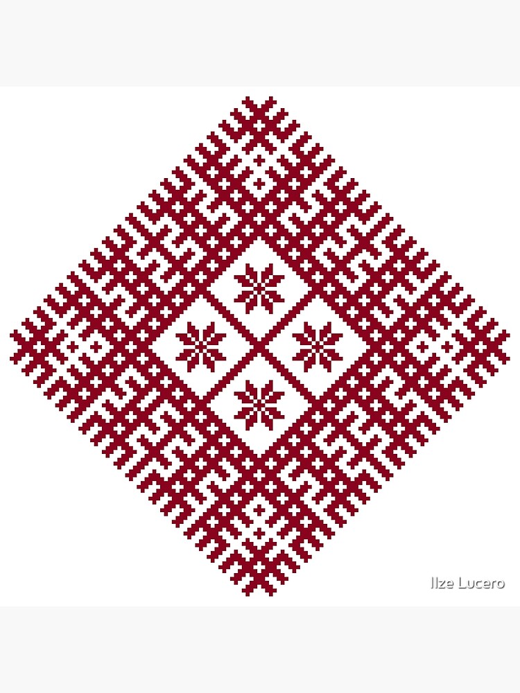 "Nordic Star Design Auseklis" Art Print by ilzesgimene | Redbubble