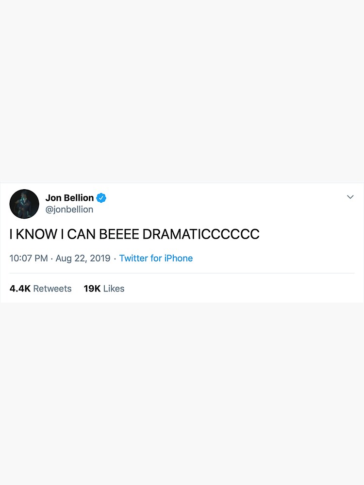 "JON BELLION tweet sticker" Sticker for Sale by Ims2k | Redbubble