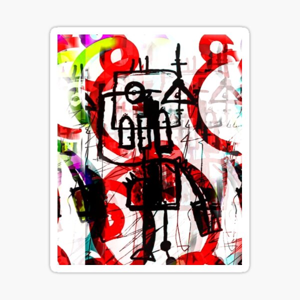 "Robo daze" Sticker for Sale by caitlincameron | Redbubble