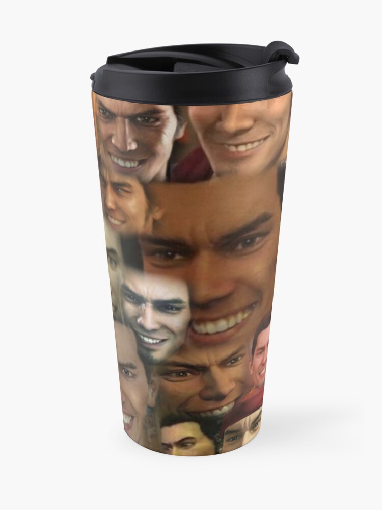 "Happy Kazuma Kiryu :)" Travel Coffee Mug for Sale by ahkosorsomesayk ...