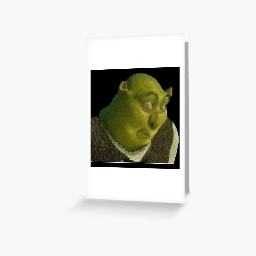 "Shrek face meme" Greeting Card for Sale by calamity02 | Redbubble