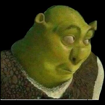"Shrek face meme" Metal Print for Sale by calamity02 | Redbubble
