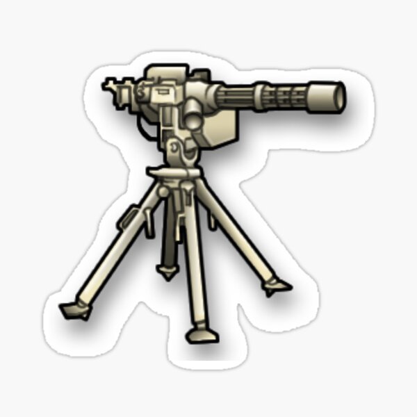 "sentry gun kill streak icon" Sticker for Sale by Drayziken | Redbubble