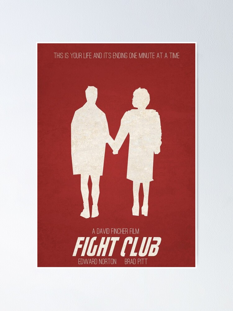 "Fight Club Minimalist Poster" Poster by ZJCustoms | Redbubble