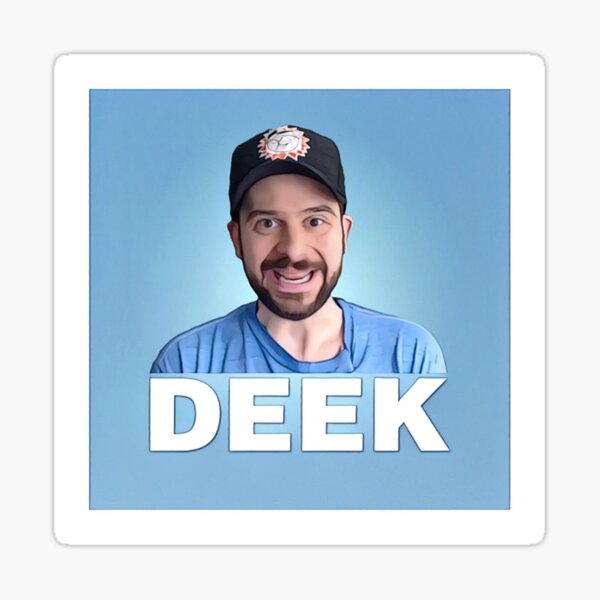 "Let’s call him...DEEK" Sticker for Sale by RooGear | Redbubble