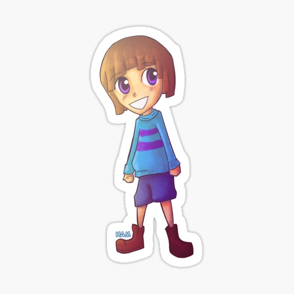 "Frisk Undertale" Sticker for Sale by aburuham | Redbubble