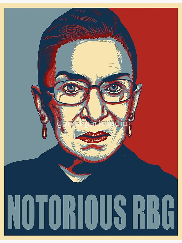 "NOTORIOUS RBG ruth bader ginsburg" Art Print for Sale by ...