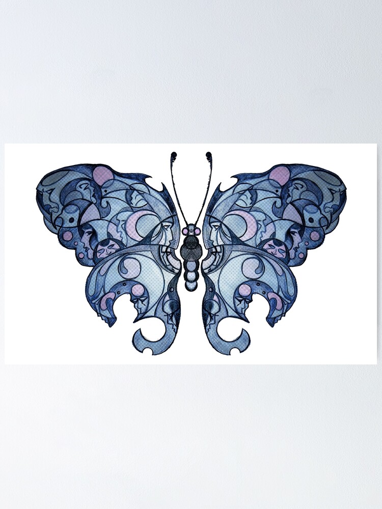 "Butterfly Design" Poster by JLDavidsonArt | Redbubble