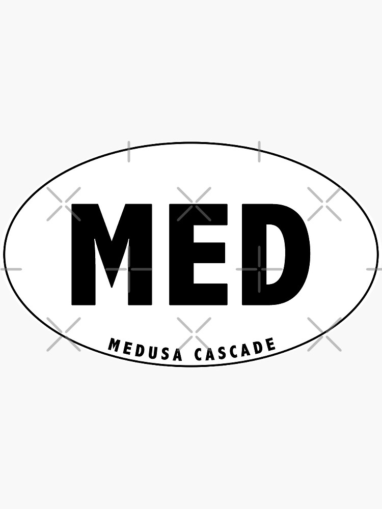 "Medusa Cascade - Intergalactic Travel Sticker" Sticker for Sale by ...
