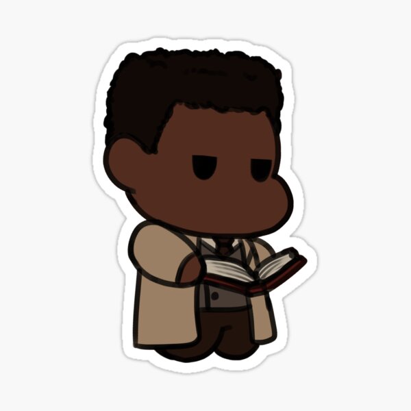 "Adam Reading" Sticker for Sale by blinkingbat | Redbubble