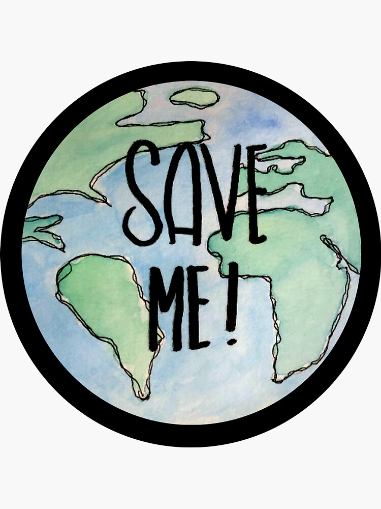"Save Me" Sticker for Sale by asialeong | Redbubble